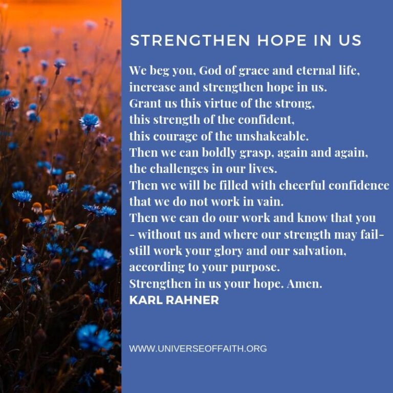 Catholic Prayers for Strength - Universe of Faith